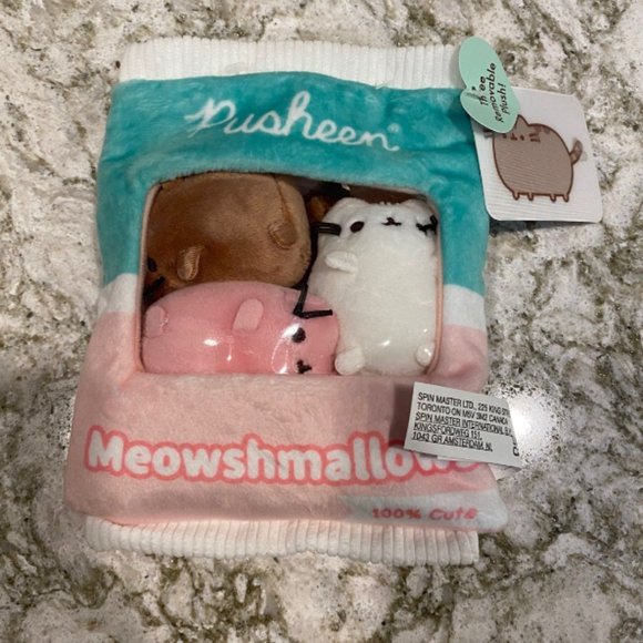 Pusheen | Toys | Pusheen The Cat Meowshmallows Plush Set New | Poshmark